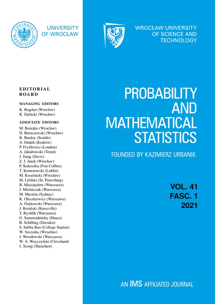 Probability and Mathematical Statistics - Oficyna Wydawnicza ...